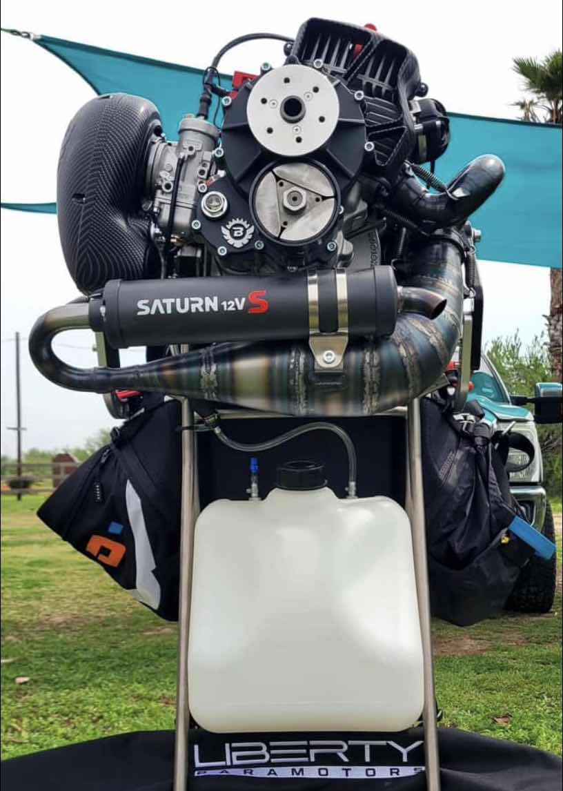 Liberty paramotor + Sky 150 motor.