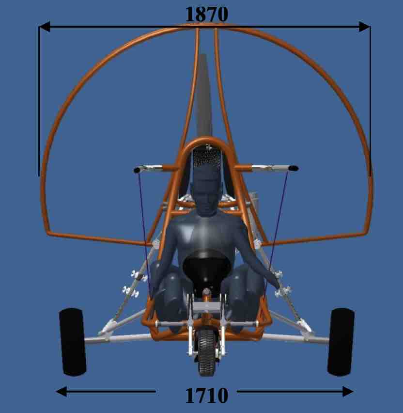 Fresh Breeze X-light paramotor tandem trike